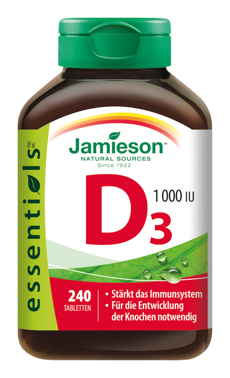 Jamieson Vitamin D3 1000 IU 240Tbl. | Jamieson